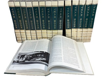 World Book Encyclopedia Annuals 1962 through 1976 Complete Set 15 Year ...