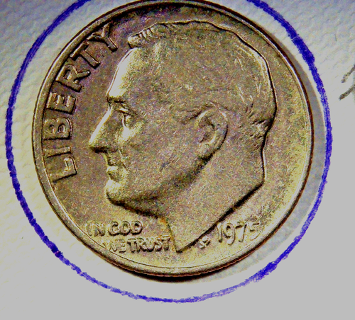 coin 1975 Roosevelt Dime " No S Mint " | eBay