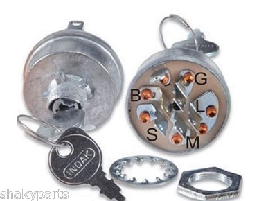 7804 Ignition Switch 6 Terminals 2 Keys Compatible With Scag 48798/Toro ...