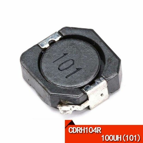 10PCS CDRH104R 100UH(101) Wire-wound SMD/SMT Power Inductor Shielded ...