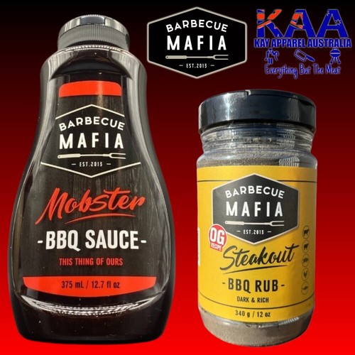 BBQ Rubs Barbecue Mafia The Steakout OG BBQ Rub & Mobster BBQ Sauce Set ...