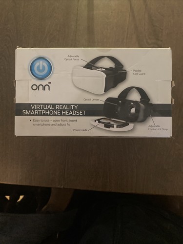 ONN Virtual Reality Smartphone Headset iPhone Samsung Screens up to 6 ...