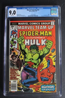Marvel Team-Up #53 1st BYRNE art on X-MEN & Wolverine 1977 Woodgod HULK ...