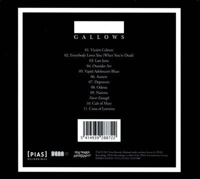 GALLOWS - GALLOWS NEW CD 5414939288722 | eBay