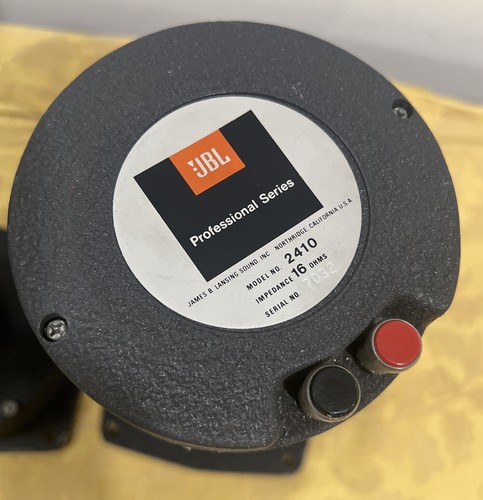 JBL 2410 Professional Series - Compression Driver - 16 Ohm - w/ 2301 ...