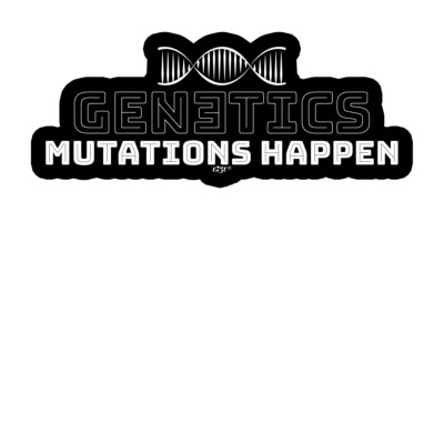 2 x Car Stickers - genetics mutations happen Decal Window Bumper Laptop ...