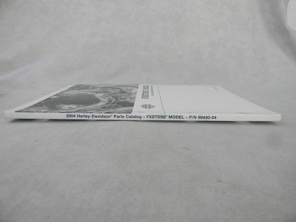 Harley Davidson 2004 FXSTDSE2 Model PARTS CATALOG 99430-04 SCREAMIN ...