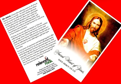 Holy Cards - Jesus Sacred Heart
