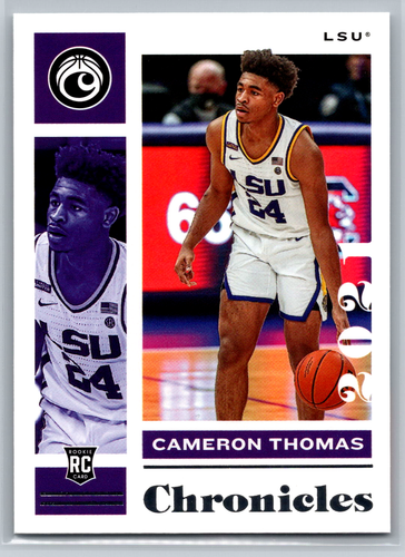Cam Cameron Thomas 2021-22 Panini Chronicles Draft Picks Rookie Card RC ...