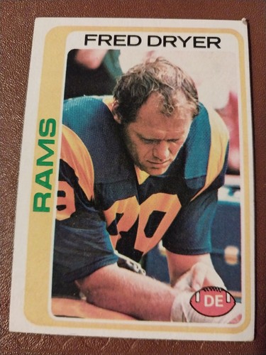 1978 FRED DRYER TOPPS NFL CARD #366 LA RAMS HUNTER | eBay