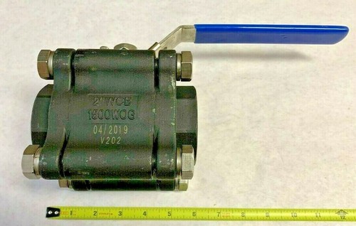 NAVCO 2" S30 Ball Valve, Carbon Steel Stainless Steel 1500WOG NACE ...