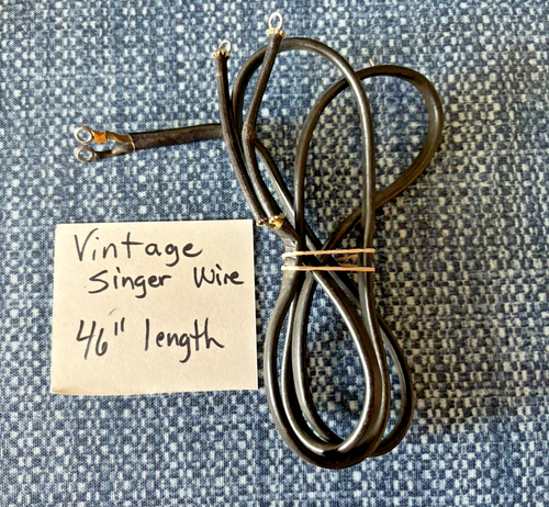 Vintage Sewing Machine Cord with terminals on both ends UNUSUAL | eBay