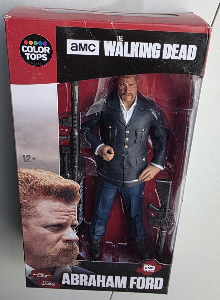 NEW AMC THE WALKING DEAD ABRAHAM FORD FIGURE MCFARLANE TOYS Color Tops ...