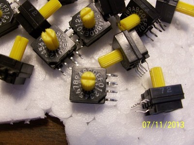 10 pcs Fujisoku 16 position Rotary Switch, Right Angle 5 pin | eBay