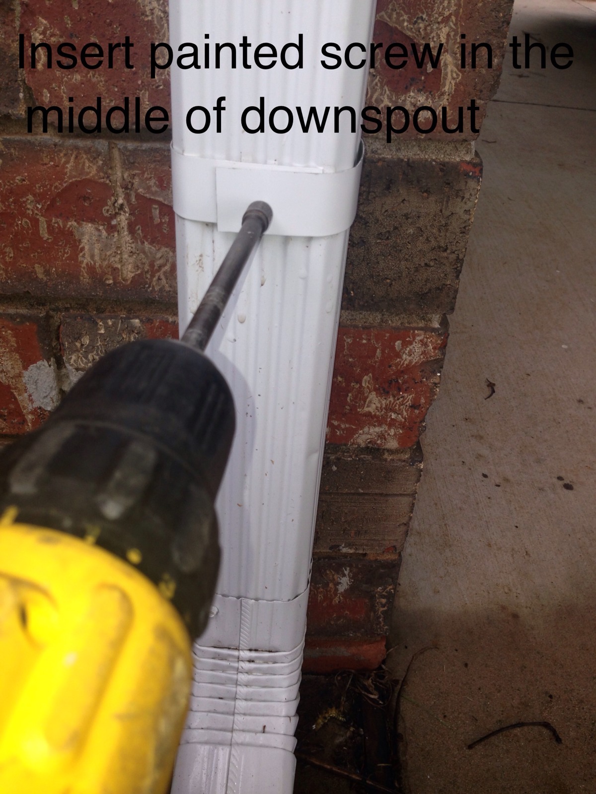 ALUMINUM WRAP AROUND RAIN GUTTER DOWNSPOUT STRAPS 2x3 W/Screws And ...