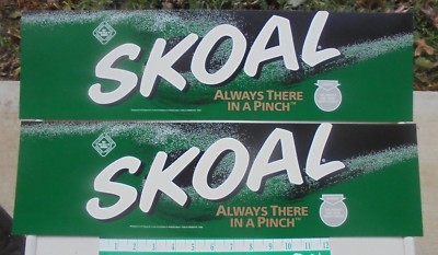 2-NEW/UNUSED SKOAL CARDBOARD STOCK SIGNS NICE | eBay