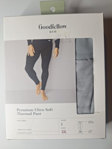 NEW Goodfellow & Co Men's Premium Ultra Soft Thermal Pants Grey Size ...