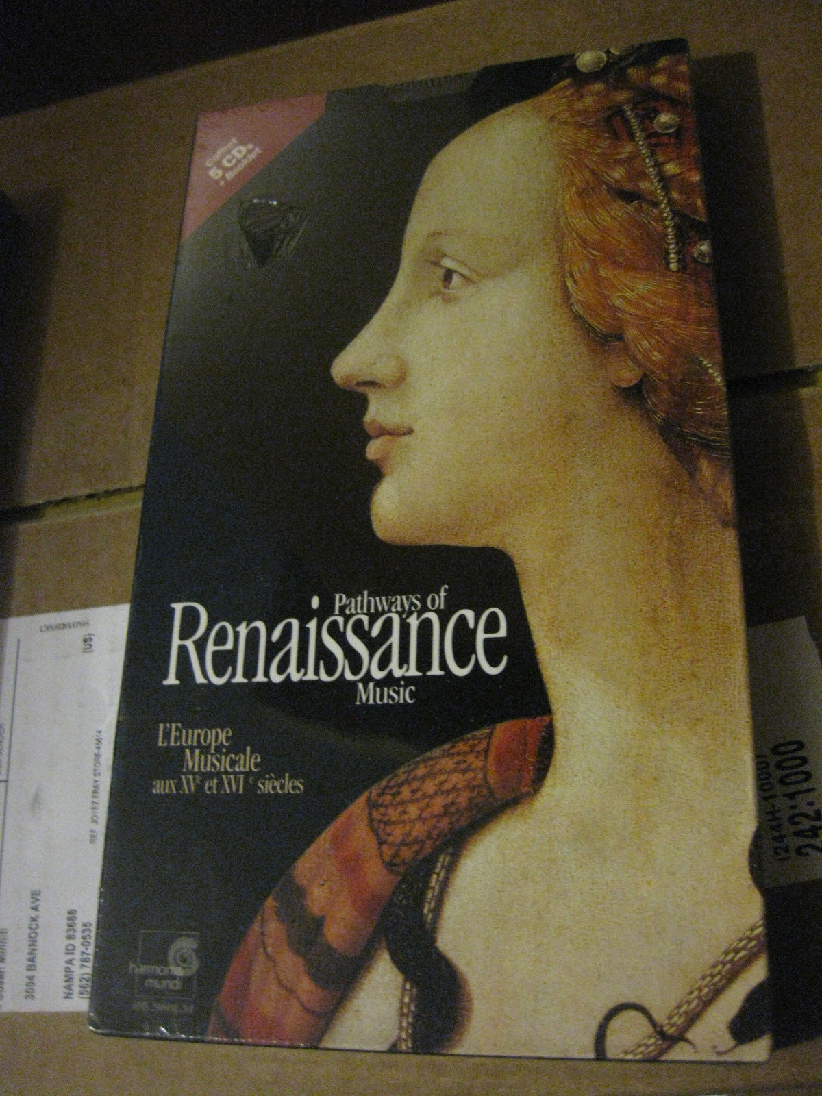 Pathways of Music: Renaissance (CD, Jan-1999, 5 Discs, Harmonia Mundi ...