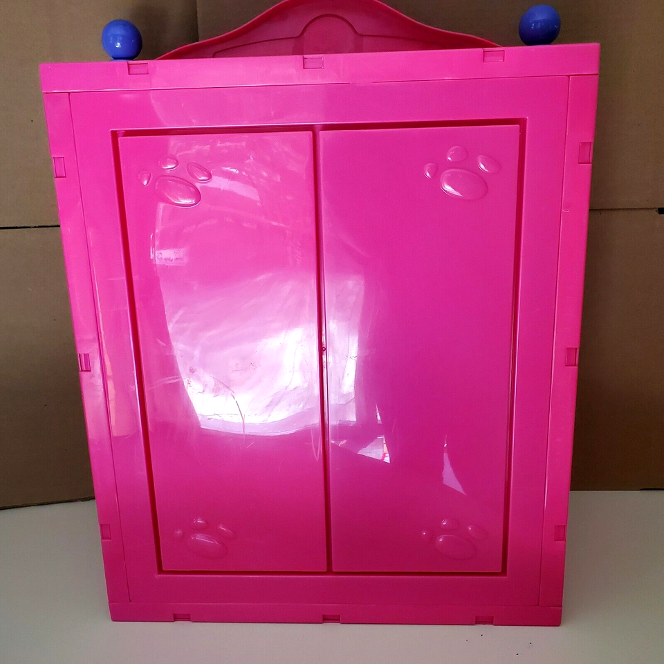 Build A Bear Closet Wardrobe Case Pink Beararmoire Armoire Complete ...