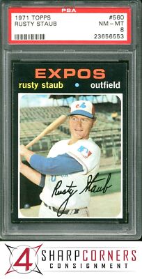1971 TOPPS #560 RUSTY STAUB EXPOS PSA 8 | eBay