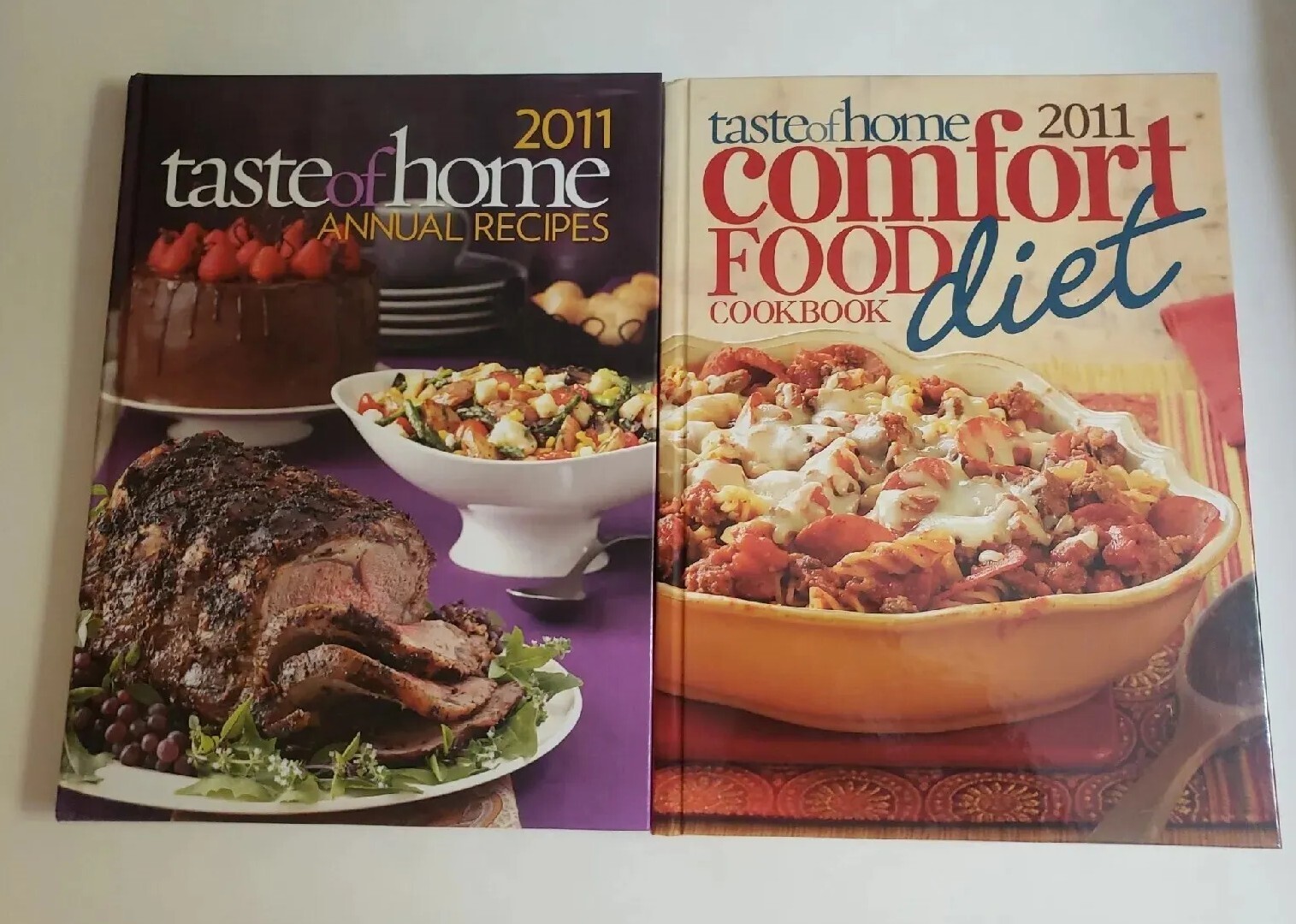 2011 Taste of Home Cookbook Set.of 2 - Annual Recipes & Comfort Food ...