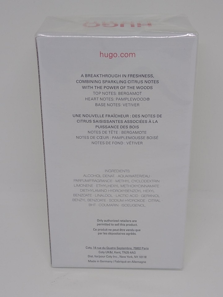 Hugo Boss Reversed EDT 4.2o.z - 125mL Discontinued Perfume FAST ...