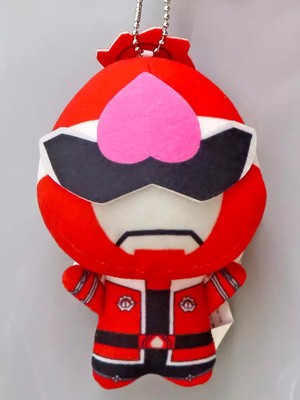 Don Momotaro Chibi-gurumi Red Plush Mascot 11cm 50th Anniversary Used ...