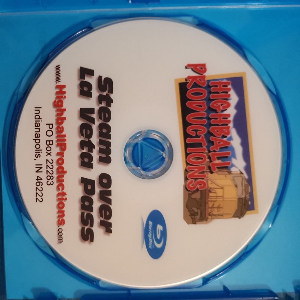 Steam Over La Veta Pass Highball Productions Railroad Blu Ray | eBay UK