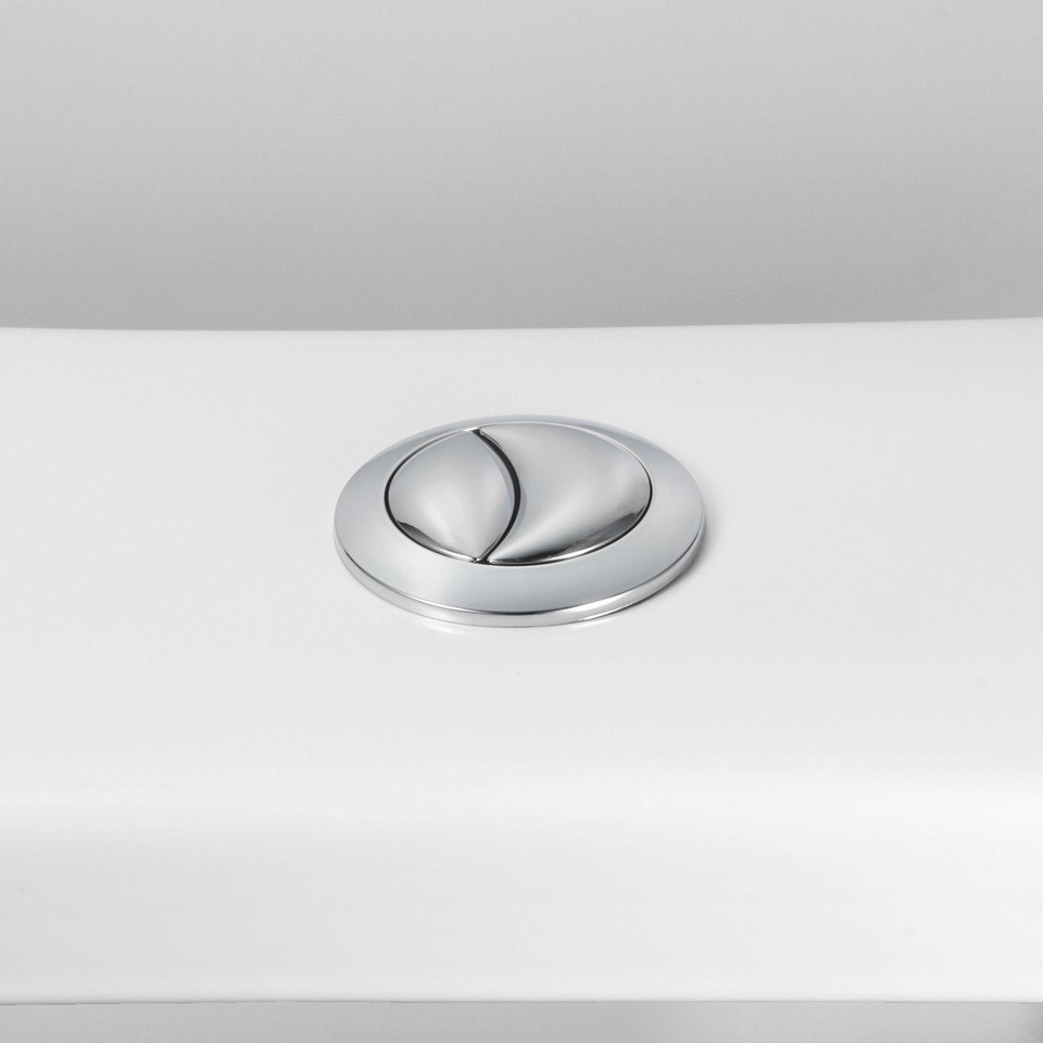 Sturdy ABS 60mm Dual Flush Toilet Button Replacement Accessories: Easy ...