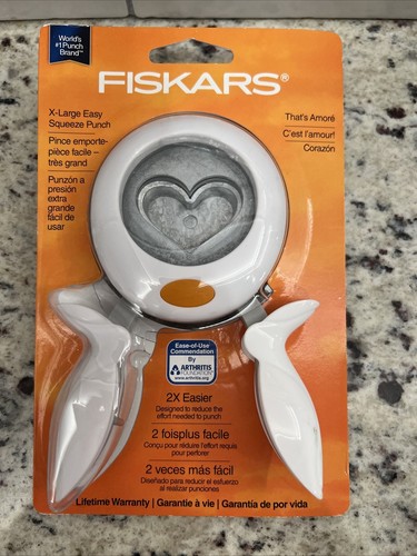 Fiskars SQXL-1741 Squeeze Punch X-Large-Heart 2" NEW | eBay