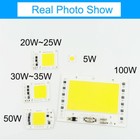 LED Chip Integrated COB 5W 20W 30W 50W 100W 220V Smart IC Driver Cold ...