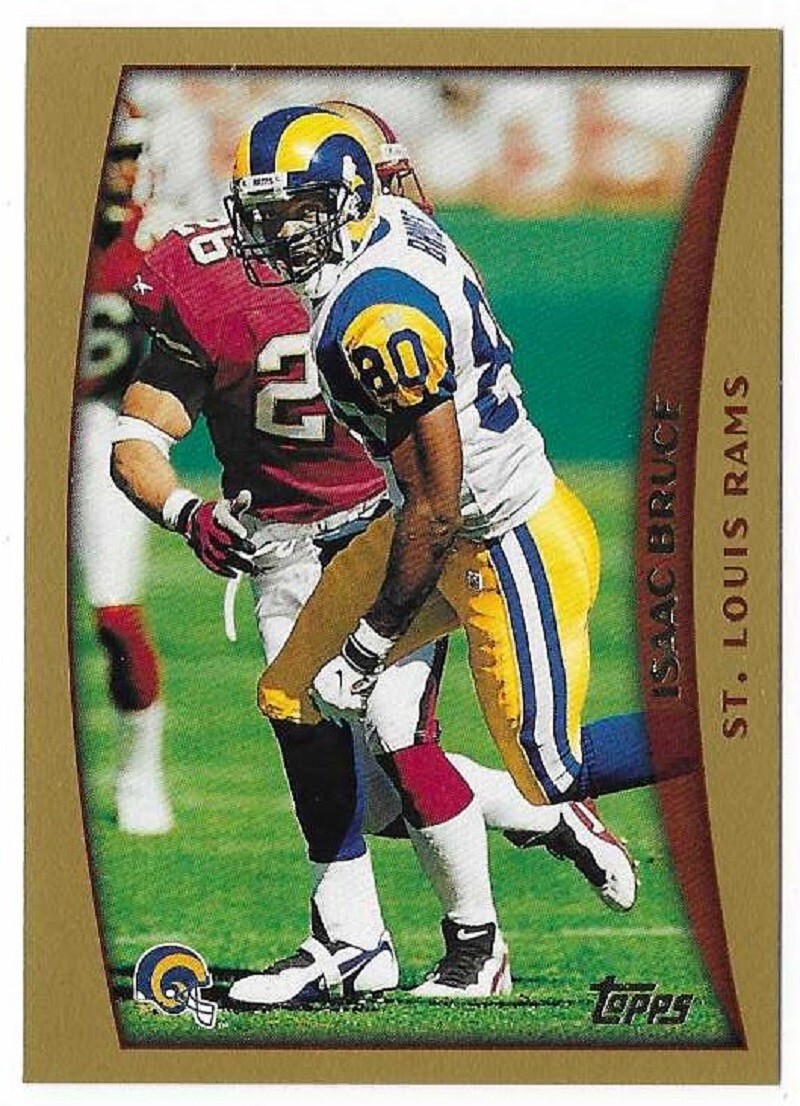 ISAAC BRUCE 1998 Topps Football # 260 St. Louis Rams HOF NM - MT | eBay