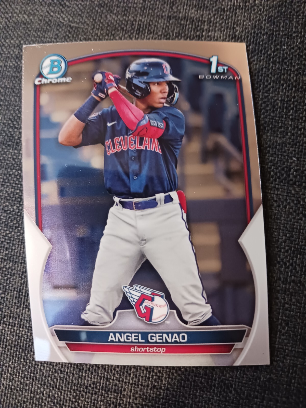 2023 Bowman - Chrome Prospects Angel Genao #BCP-140 Cleveland Guardians ...