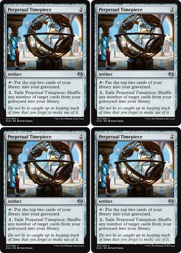 4x PERPETUAL TIMEPIECE Kaladesh MTG Artifact Unc | eBay