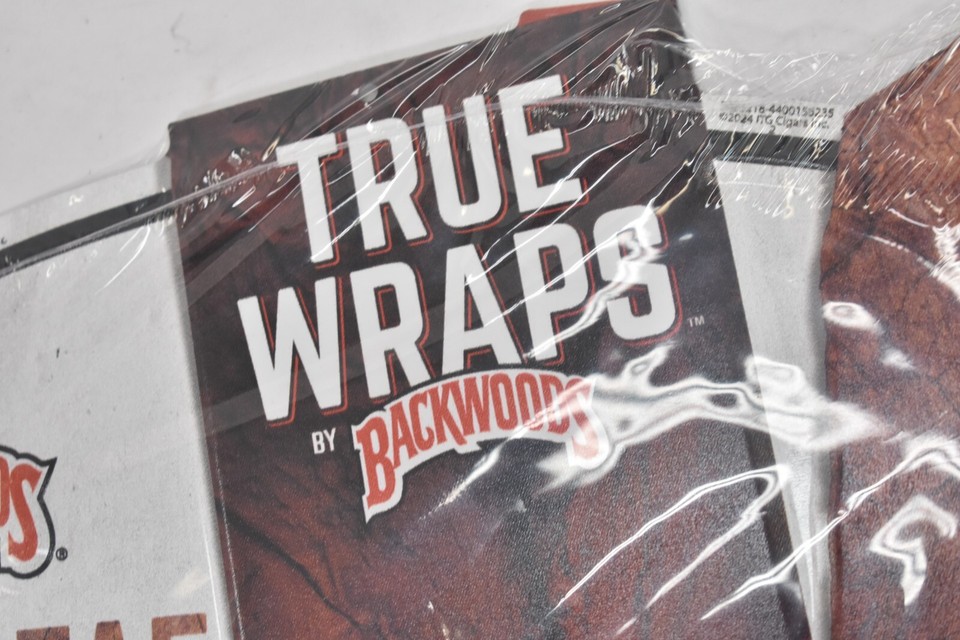 Backwoods True Wraps Aluminum Tin Sign Cigars Window/Wall Mounted 14" x ...