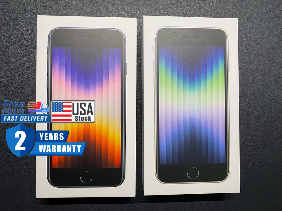 【NEW】Apple iPhone SE 3rd Gen 256/128/64GB FACTORY Unlocked All Carriers ...