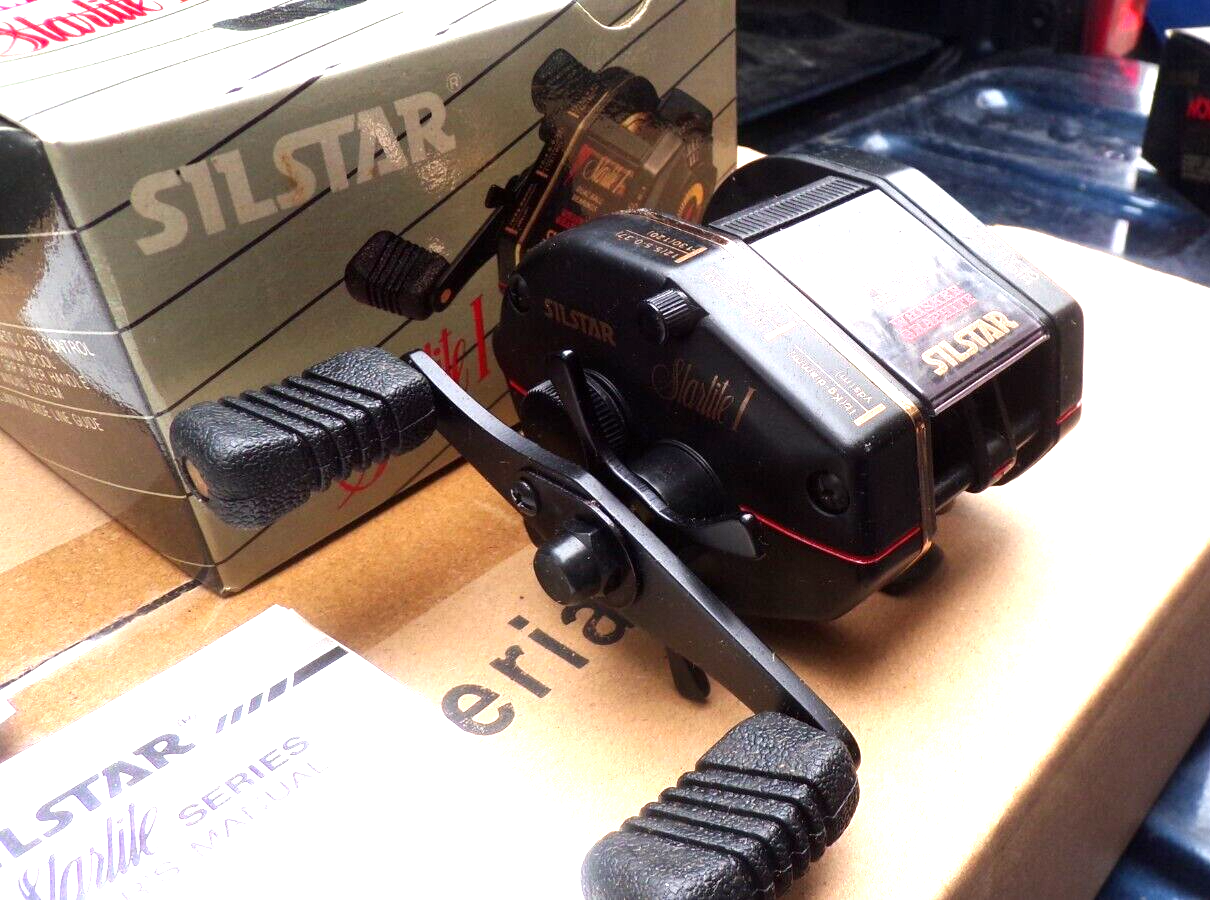 NOS - VINTAGE SILSTAR FISHING REEL W/ BOX - STARLITE 1 - SUPER CLEAN ...