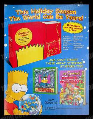 The Simpsons Harper Matt Groening 2010 Trade Print Magazine Ad Poster ...