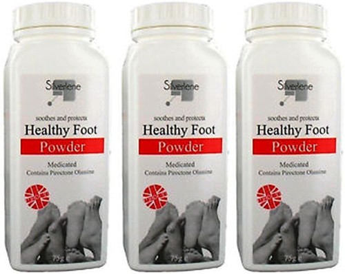 3 x Athletes Healthy Foot Powder Medicated Treats and Prevents Anti ...