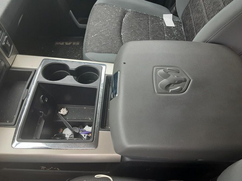 2013-2017 Dodge Ram 1500 2500 Pickup Front Floor Center Console Gray | eBay