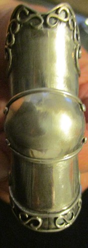 Full Finger Knuckle Armor Ring Sterling Silver Articulated Gothic ...