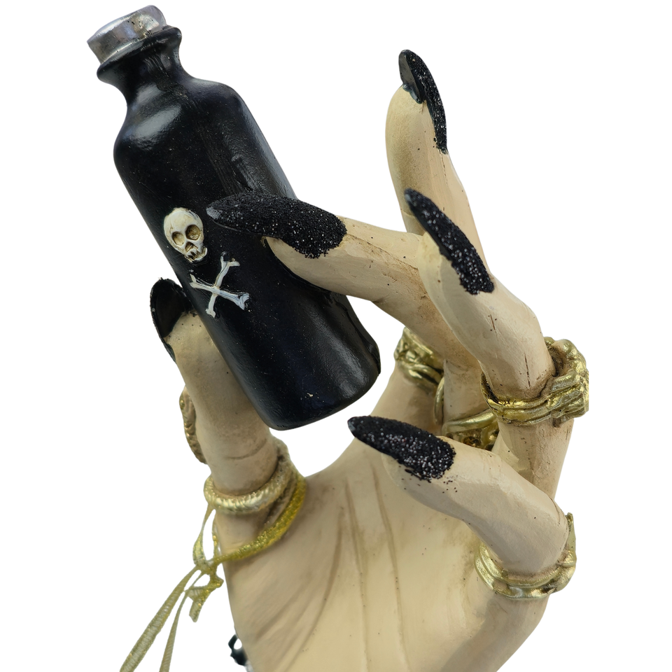 Witch Hand Halloween Decor Poison Charm Bracelets Skull Rings Snake ...