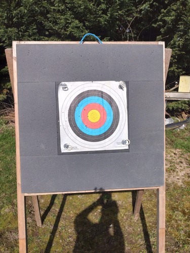 Danage High Density Foam 88cm Archery Target with Stand & 30 x 40cm ...