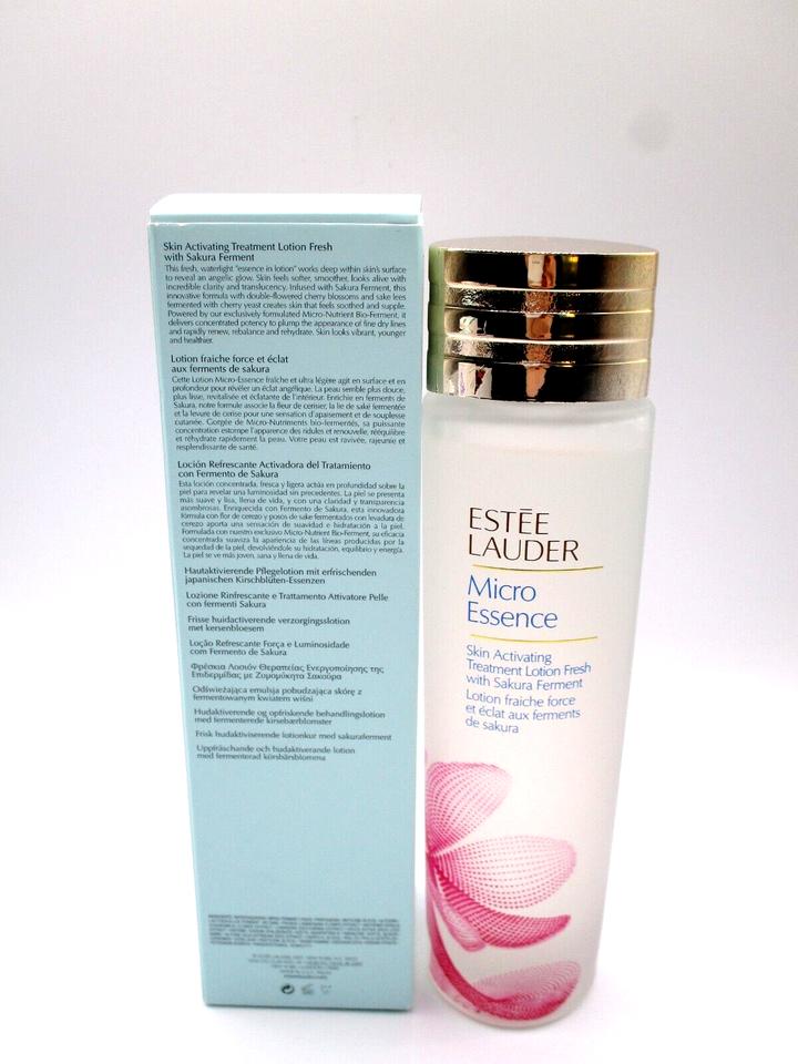 Estee Lauder Micro Essence Skin Activating Lotion Fresh with Sakura ~ 6 ...