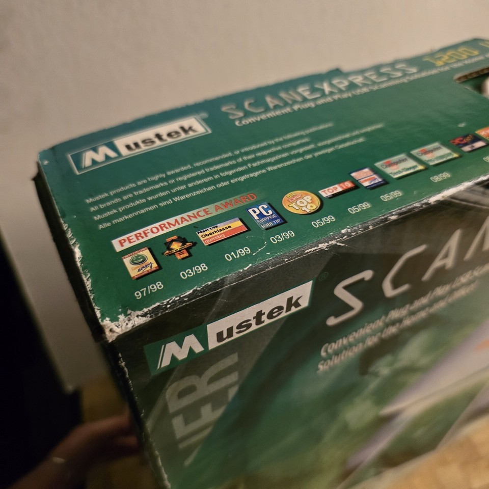 Mustek Flat Bed Scanner - Scan Express USB 1200 UB PRO - Still Boxed ...