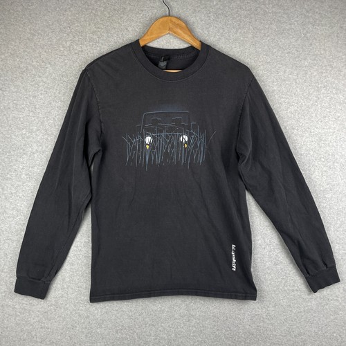 Vintage Jeep Shirt Men Medium Black Wrangler Long Sleeve Car Blipshift ...