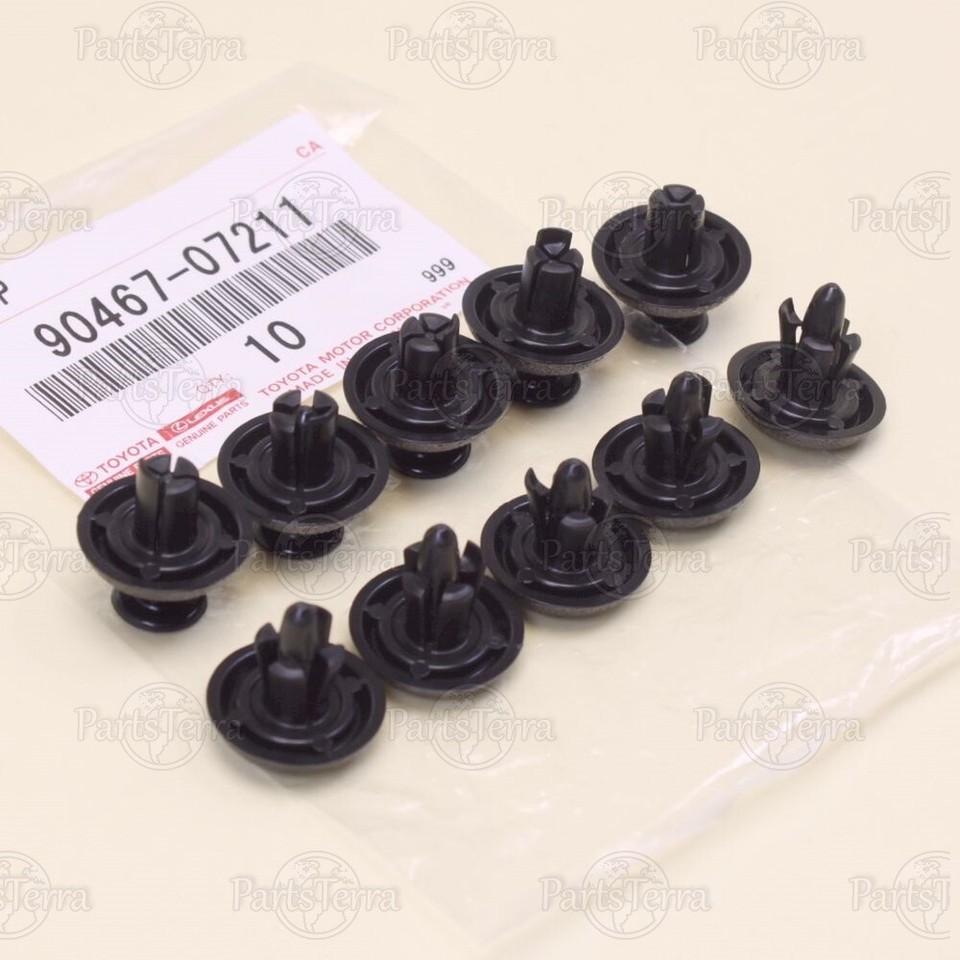 9046707211 Genuine Toyota Lexus GX460 Cowl Top Ventilator Louver Clips ...