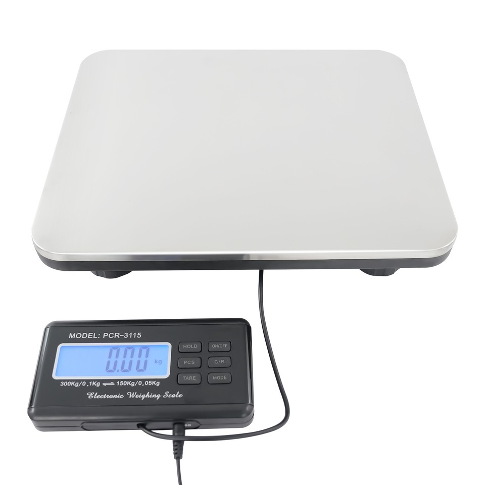 660LB Heavy Duty Digital Industry Shipping Postal Platform Scale Weight ...