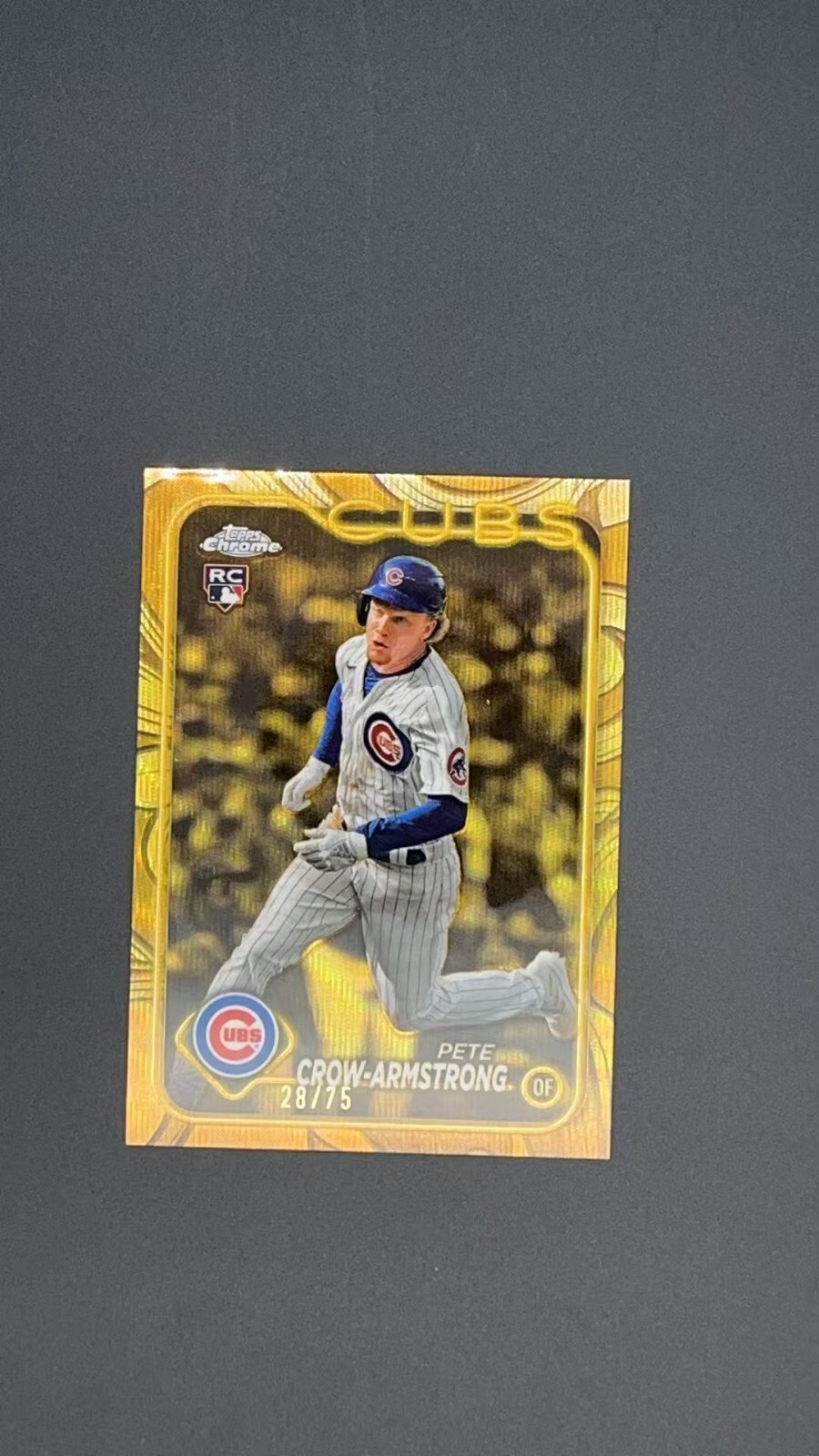 Pete Crow-Armstrong 2024 Topps Gilded Collection #51 Gold Wave ...