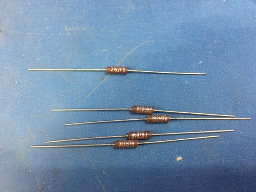 (5) Vishay RLR20C2152FS Film Fixed Resistor 21.500 Kilohms NSN:5905-01 ...